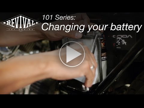 How To Change Your Motorcycle Battery // Revival 101