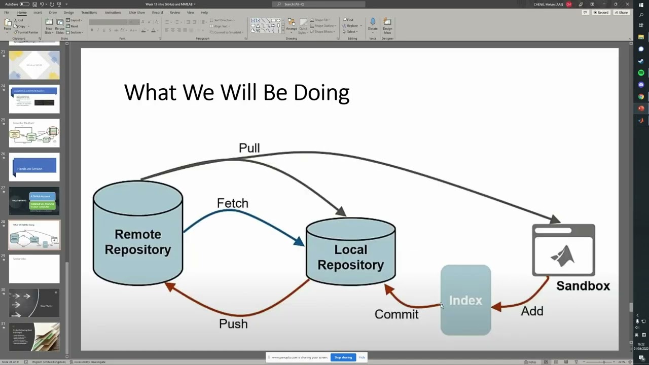 Tutorial on Using Github in MATLAB