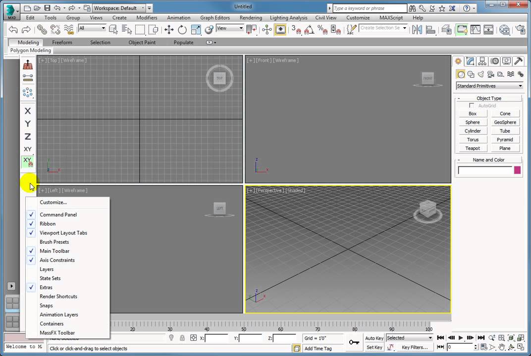 Working with Toolbars
