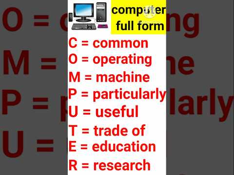 computer full form | full form of computr #computer #computerfullforms
