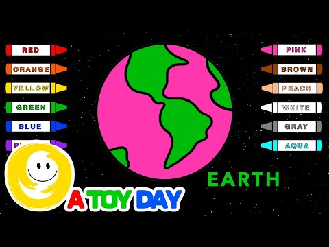 Color PLANET GAME for BABY πͺπ | Colors kid | Mercury Venus Earth Mars Jupiter Saturn Uranus Neptune