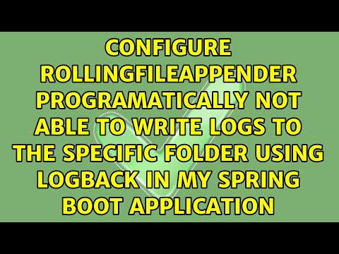 Configure RollingFileAppender programatically Not able to write logs to the specific folder...