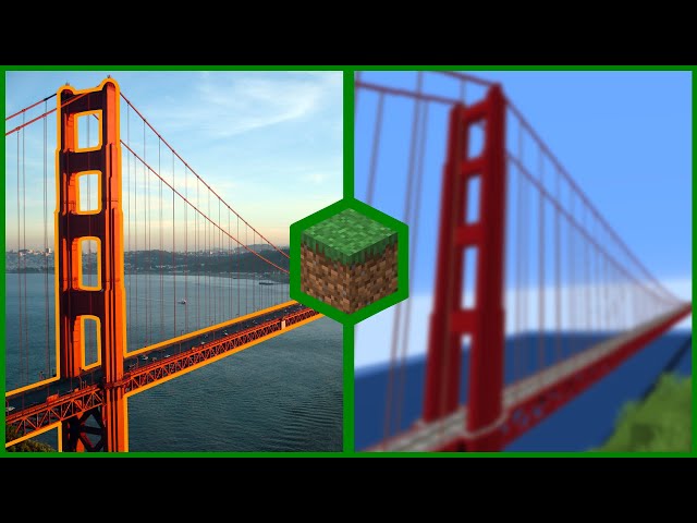 Golden Gate Bridge Minecraft Map