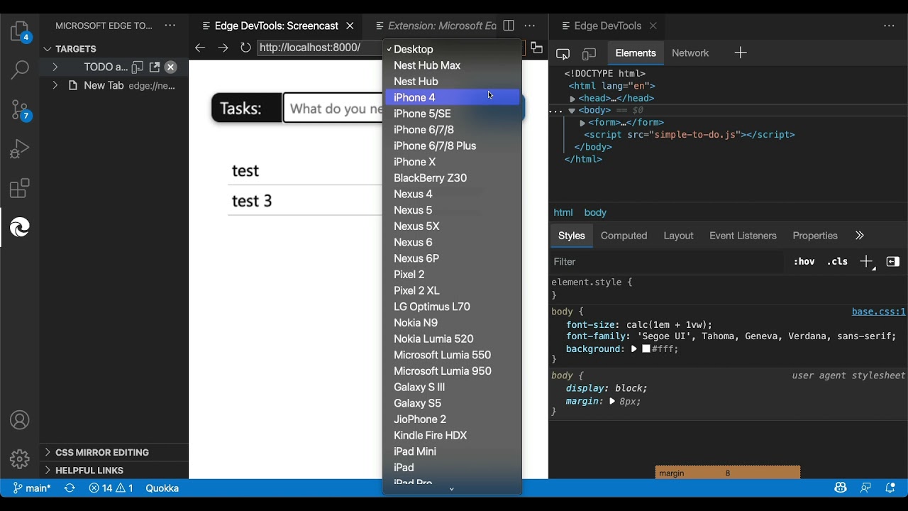 What's new in Microsoft Edge Tools for Visual Studio Code 1.4.0