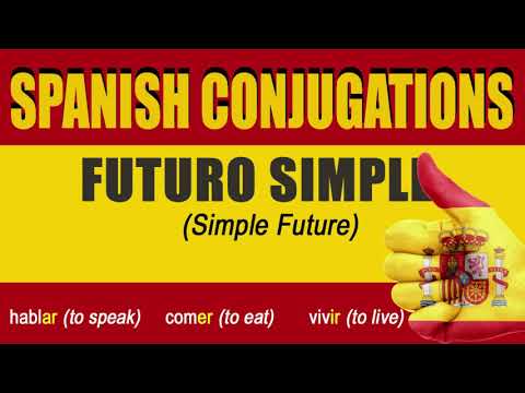 SPANISH CONJUGATIONS: Simple Future (Future Simple)