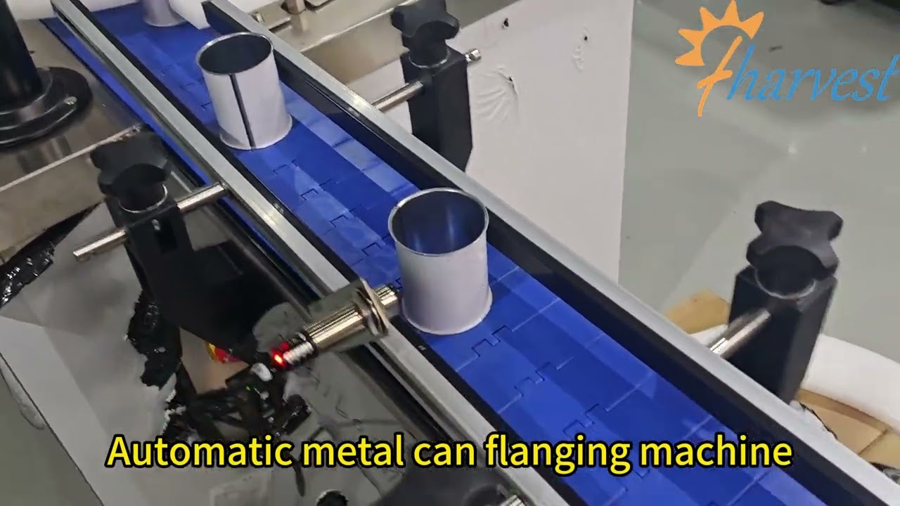 Automatic tin can flanging machine, Metal tube flanger equipment factory