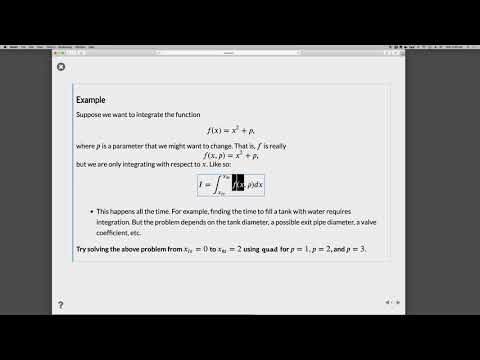 Python integration using scipy quad function