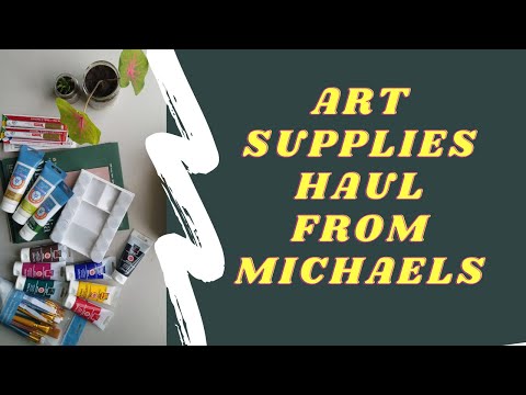 Michaels Art Supplies Haul