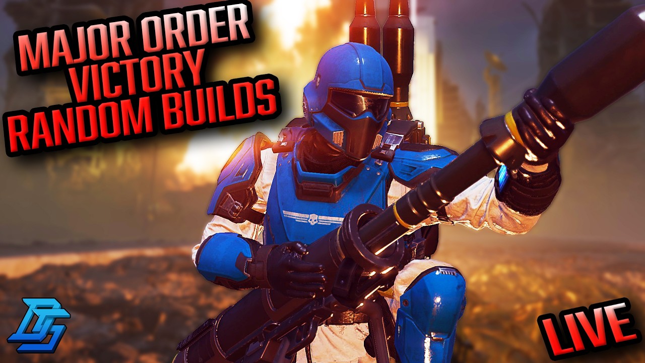 🔴 Helldivers 2: MAJOR ORDER WIN! BOTS TRYING TO CUT US OFF? RANDOM BUILDS #helldivers2