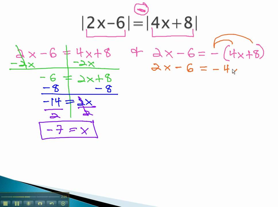 Absolute Value - Two Absolutes