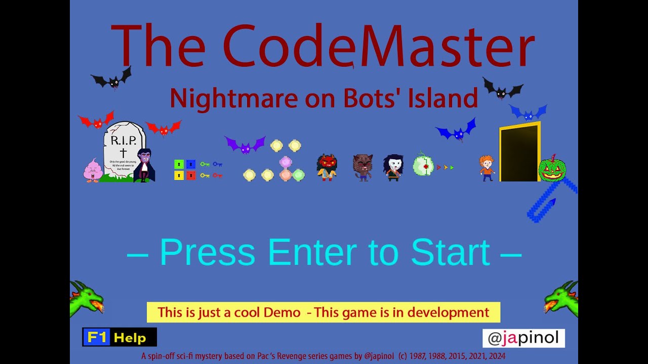 GitHub - japinol7/the-codemaster: Game: The CodeMaster. Nightmare on Bots' Island.