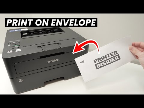 Brother Printer: How to Print On Envelope