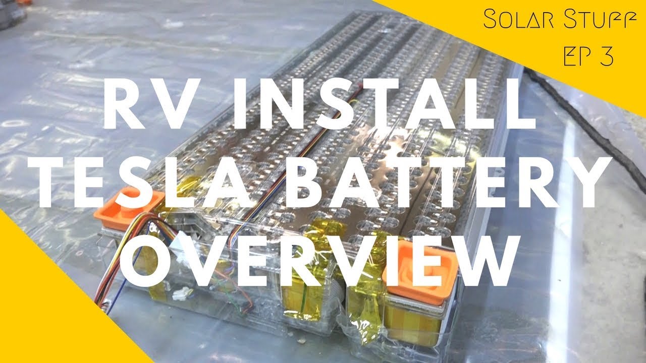 Overview of the Tesla Lithium Battery Module We are Installing in our RV - EV Battery Hack!