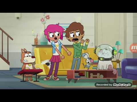 Boy girl dog cat mouse cheese meow song (English)