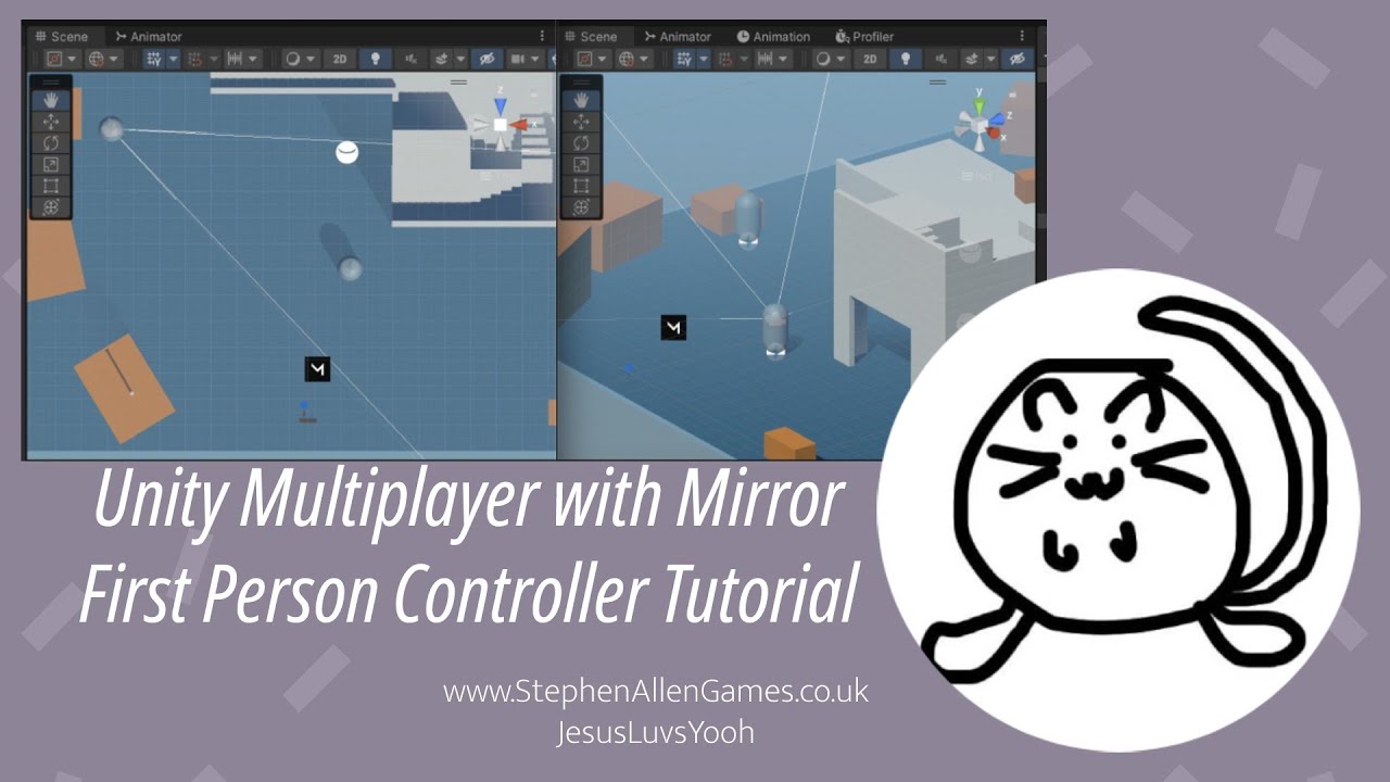 First Person Character Controller - Unity Multiplayer with Mirror - Tutorial