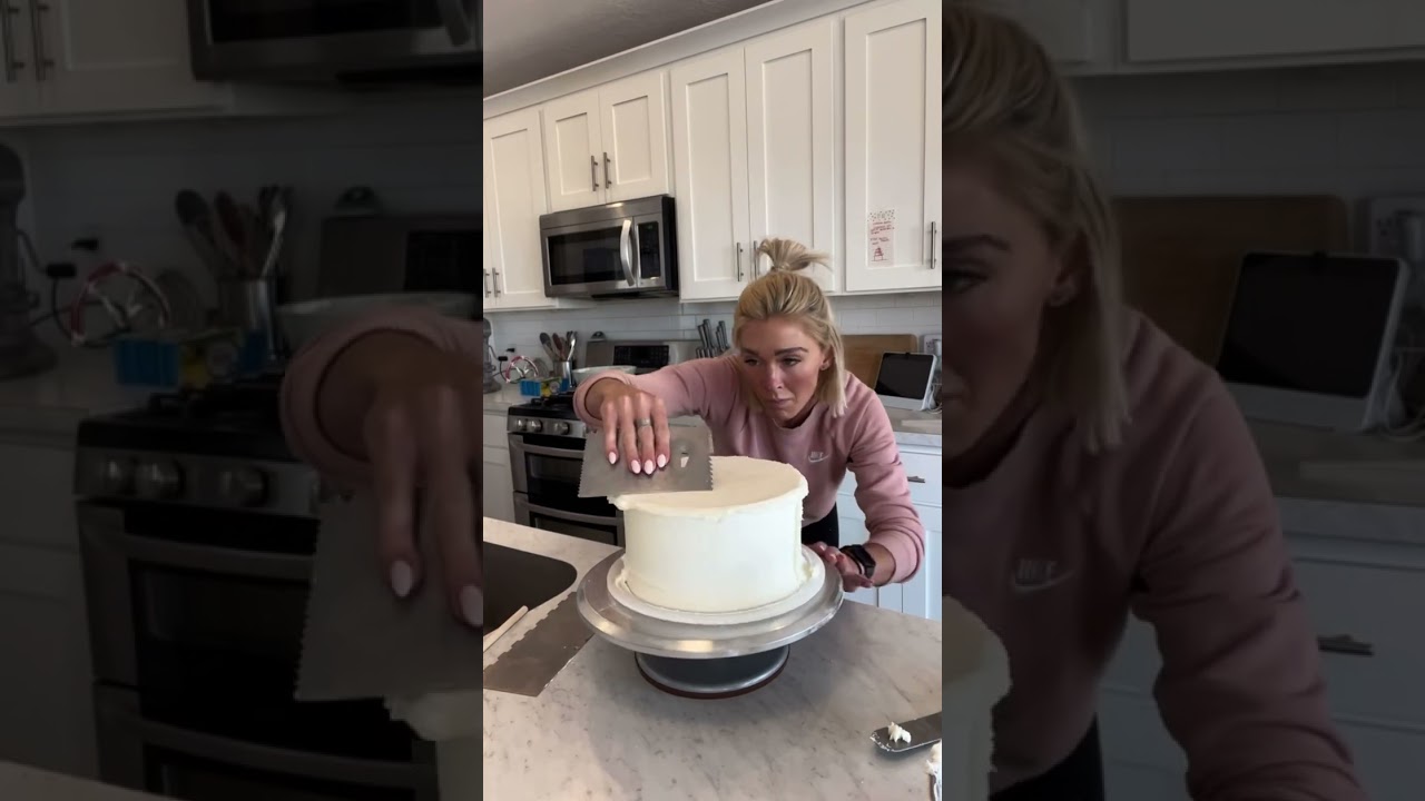 Stacking 3 Tier Cake