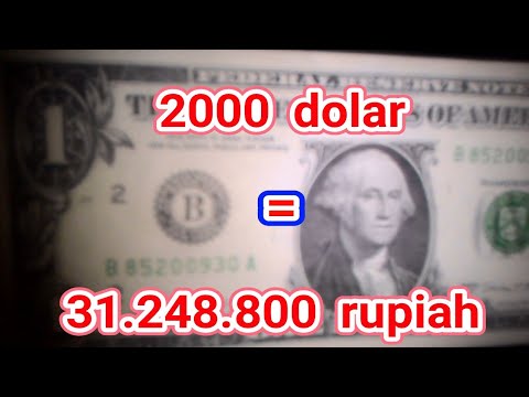 TERJAWAB! 2000 dolar berapa rupiah