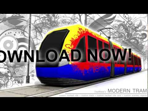 Steam Community :: Video :: [RCT3] Modern Tram (+ Custom Track + CSO)