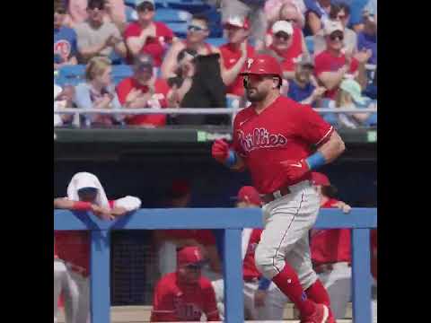 KYLE SCHWARBER HR.#1 SPRING TRAINING 2023 PHILLIES