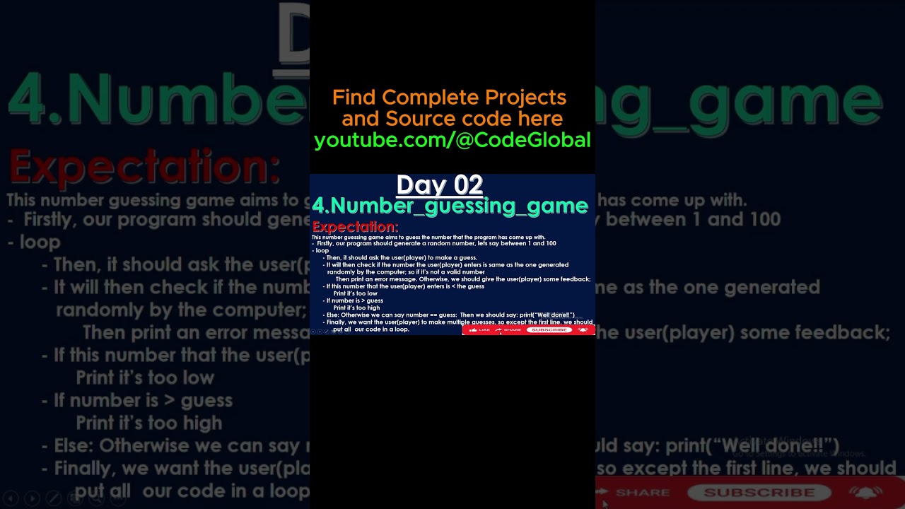 Python Projects for Beginners -Advanced with source code  2025| Master problem solving@CodeGlobal