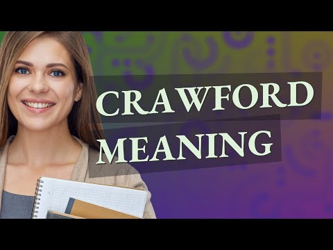 Crawford | meaning of Crawford