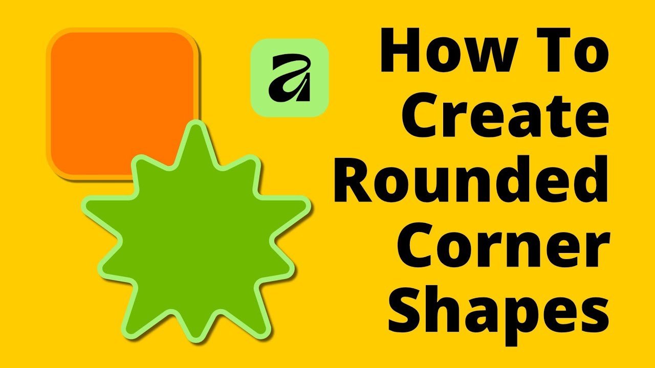 How to Create Rounded Corner Shapes in Affinity 3 