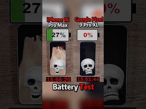 IPHONE 16 PRO MAX VS GOOGLE PIXEL 9 PRO XL BATTERY ๐ TEST?