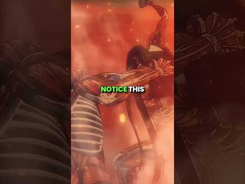 Did you notice this insane foreshadowing in Attack on Titan? #aot #attackontitan
