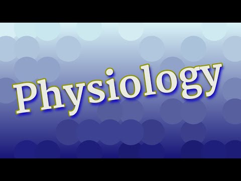 PHYSIOLOGY pronunciation • How to pronounce PHYSIOLOGY