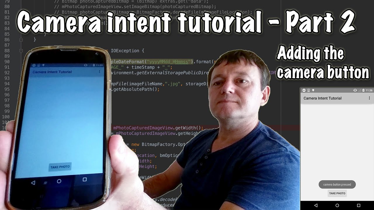 How to create an android camera app using intents - Part 2