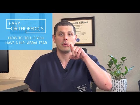 How to tell if you have a hip labral tear