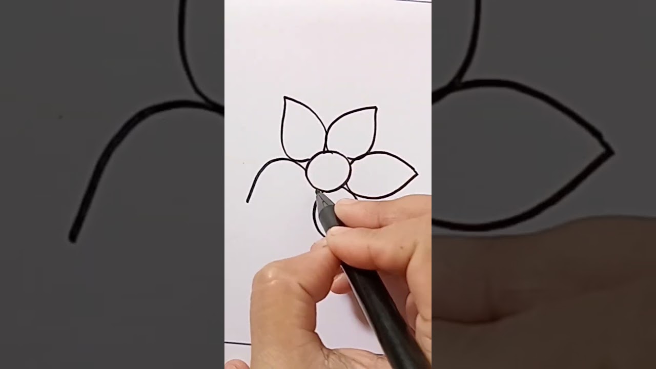 CARA MENGGAMBAR BATIK BUNGA SIMPLE ❤️❤️❤️ @anatalisbatik