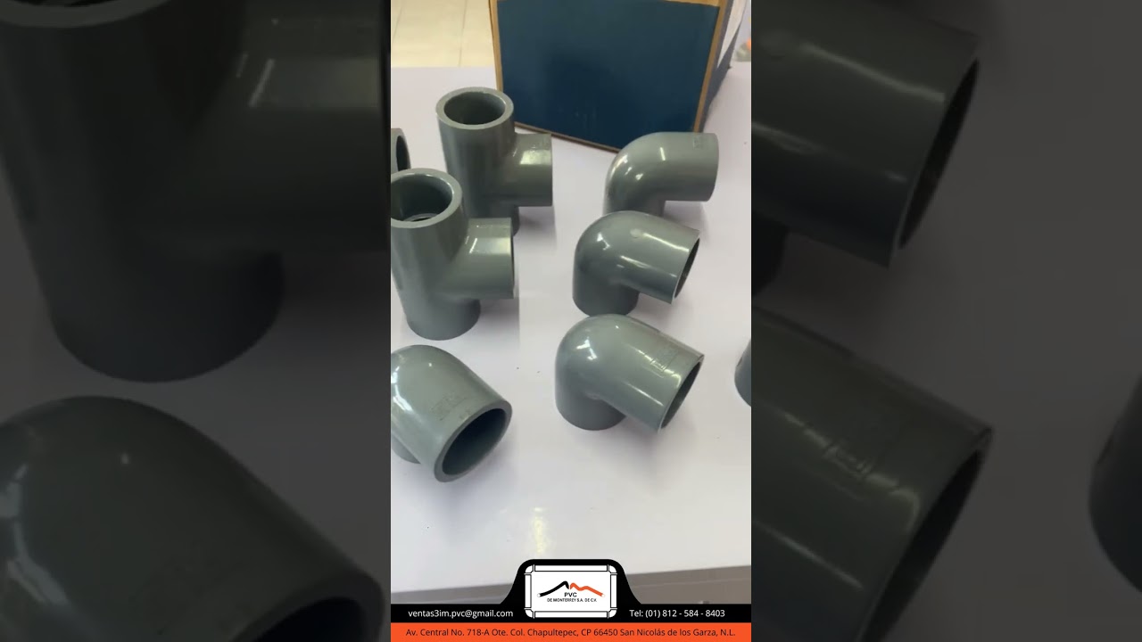 PVC CED. 80: Codos x 90, Tees, Coples y Tapas de 2