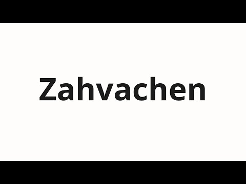 How to pronounce Zahvachen | Захвачен (Captured in Russian)