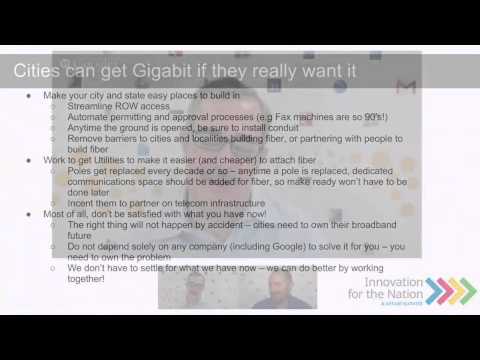 Megabits to gigabits transformation for community innovation