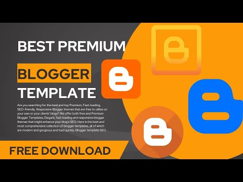 Top Free & Premium Blogger Templates Free Download | Responsive Blogger Template Free Download