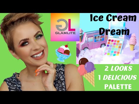 Glamlite Ice Cream Dream Palette Review + Two Look Tutorial | Indie Makeup