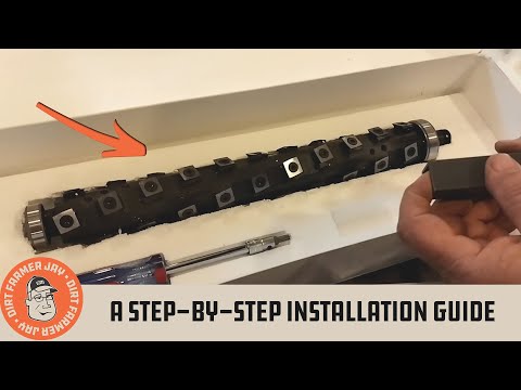 How to Install a Shelix® Cutter Head in a DeWalt® DW735 Planer