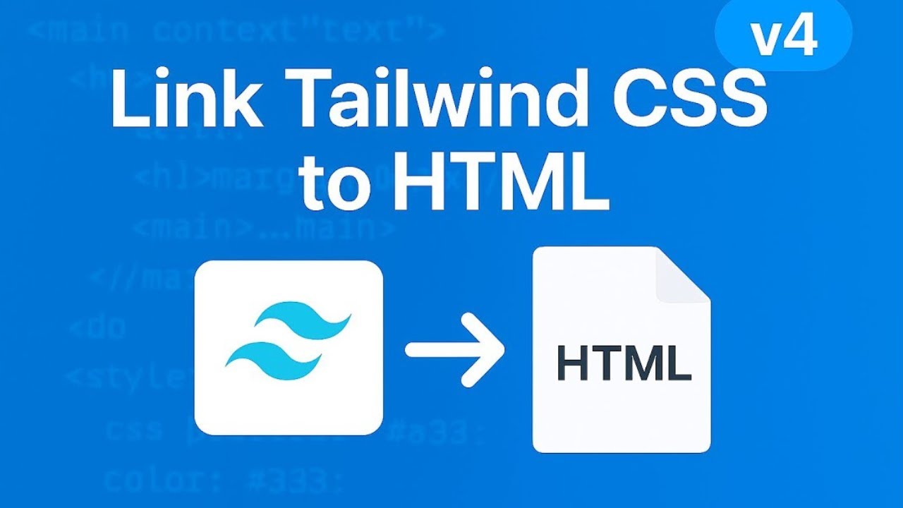 How to Link Tailwind CSS to HTML | Latest Tailwind CSS CDN Setup Tutorial in Hindi