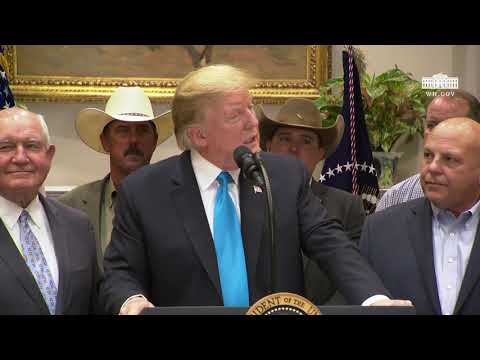 President Trump Delivers Remarks on Supporting America’s Farmers and Ranchers
