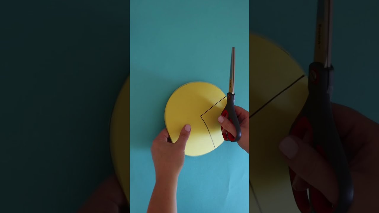 How to Make a Cone out of Paper #shorts #diy #papercrafts
