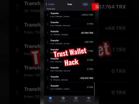 Trust Wallet Hack 😨🥺 #trending #crypto #hacker #trustwallet #wallet #binance #blockchaintechnology