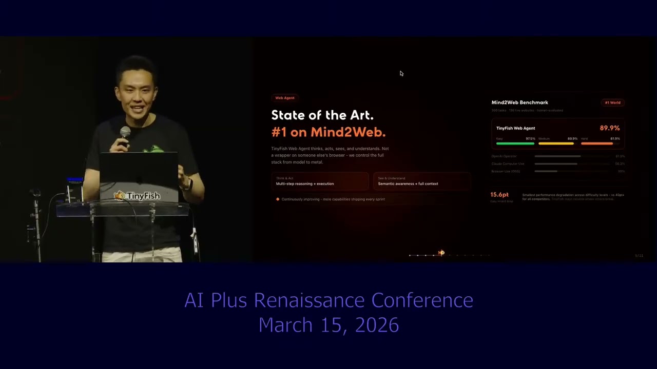 TinyFish Head of Product Presentation @ AI+ Renaissance Conference 2026