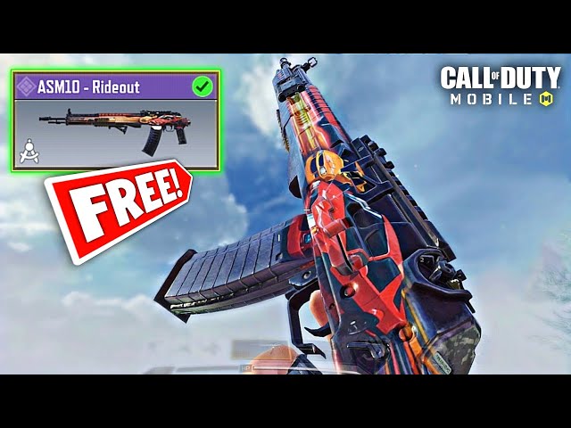 COD Mobile Season 11 ASM-10 epic blueprint