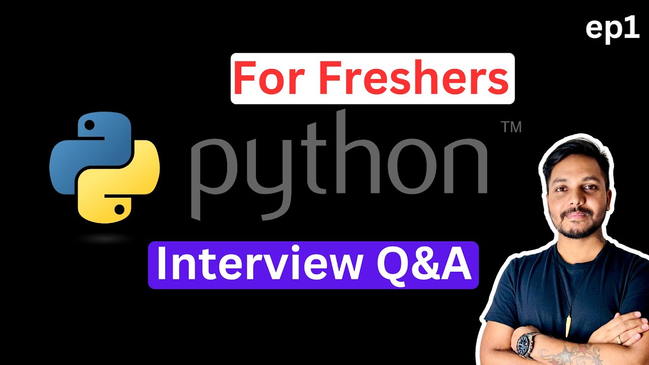 Python Interview Questions & Answers for Data Analysts | Python Tutorials for Beginners | video 1