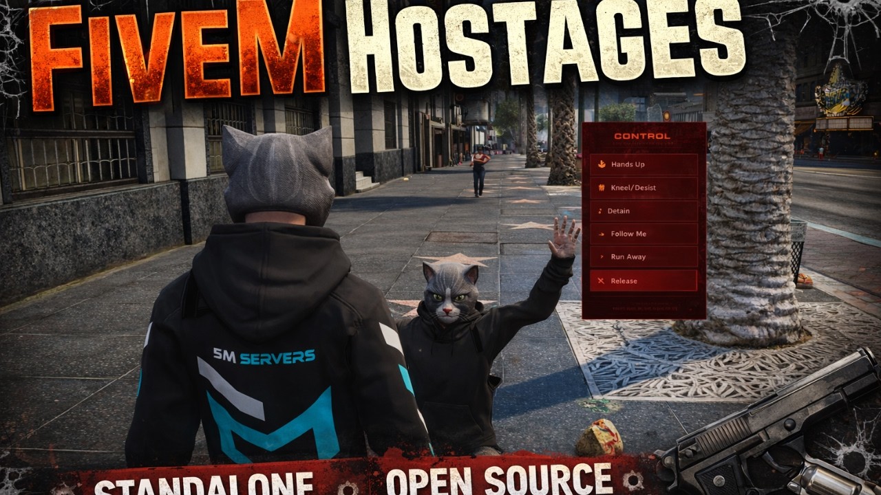 FiveM Advanced Player & NPC Hostages [Open Source]