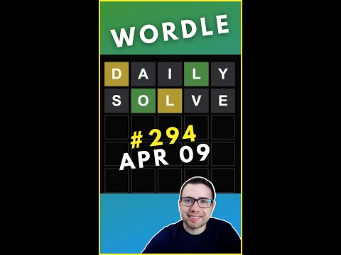 Wordle April 9 - What's The Answer Today? #Wordle294 #shorts