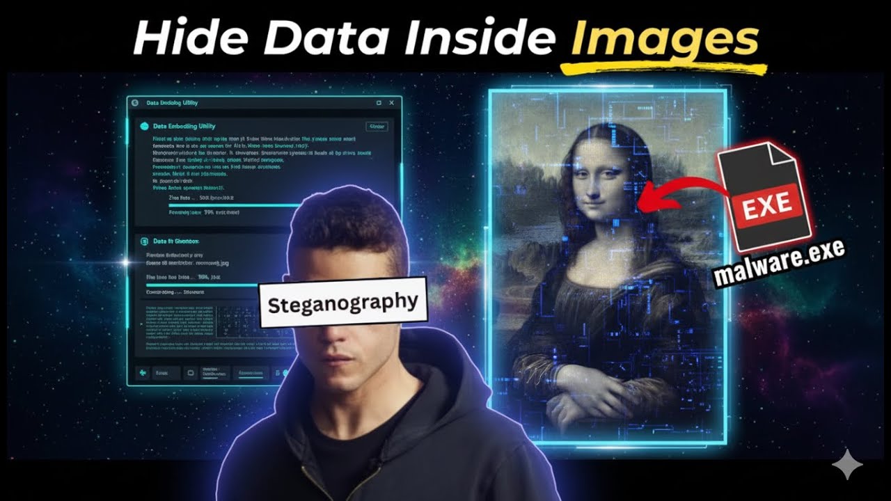 How Hackers Hide Files Inside Images (Steganography Explained)