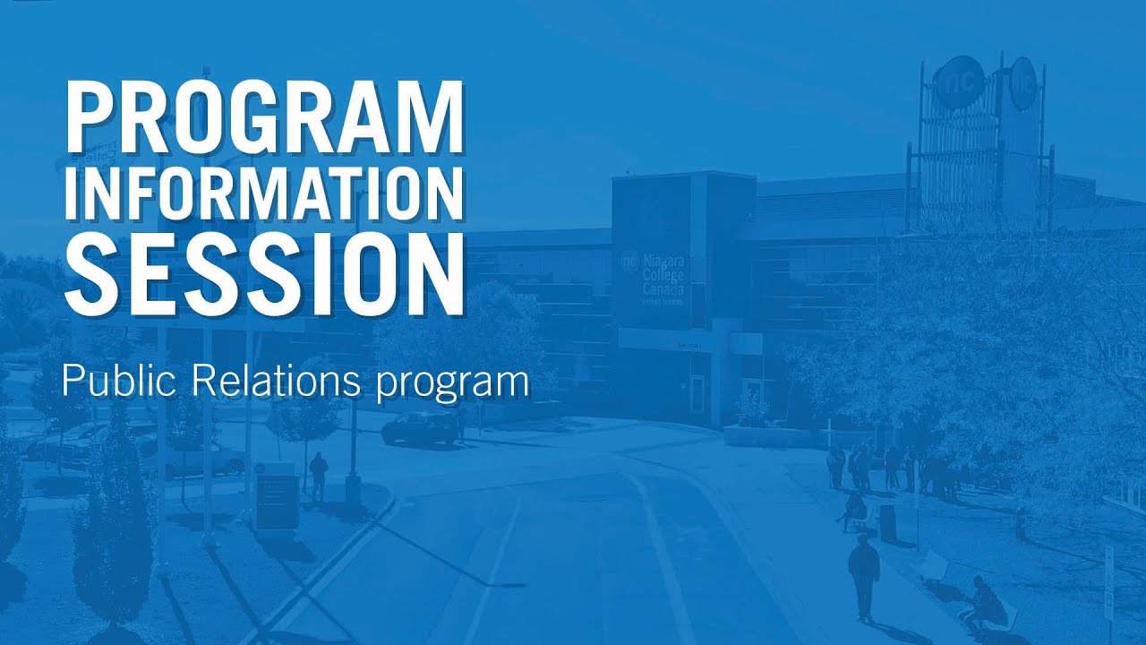 Program Information Session ~ Public Relations program