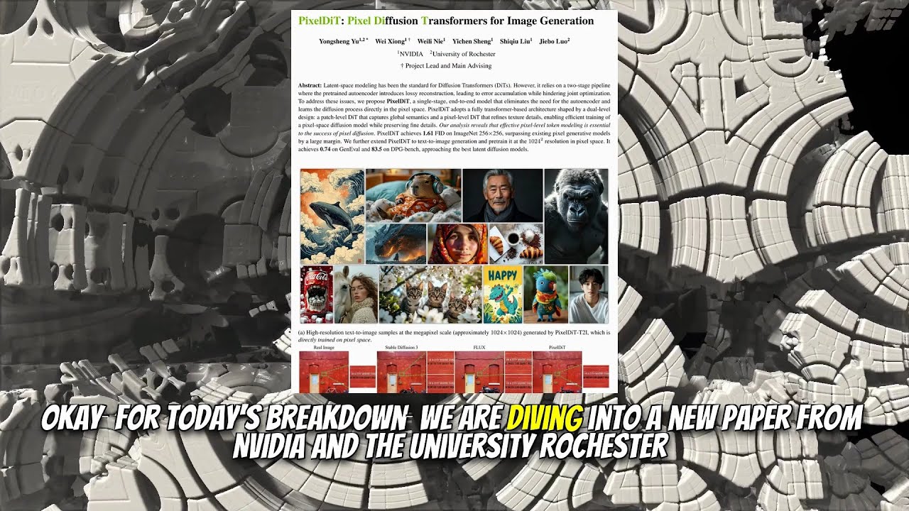 PixelDiT: Pixel Diffusion Transformers for Image Generation (Nov 2025)